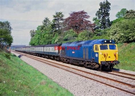 Photo Class 50 Loco At Enborne Late 70s £185 Picclick Uk
