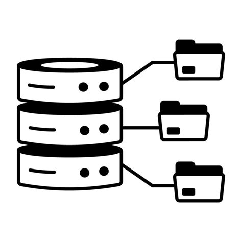 Data Management Line Icons 35527124 Vector Art At Vecteezy