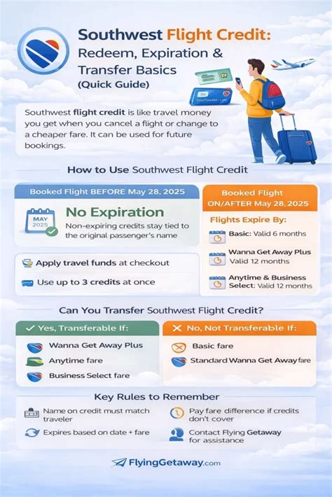 How To Use Southwest Flight Credit Redeem And Book Flying Getaway