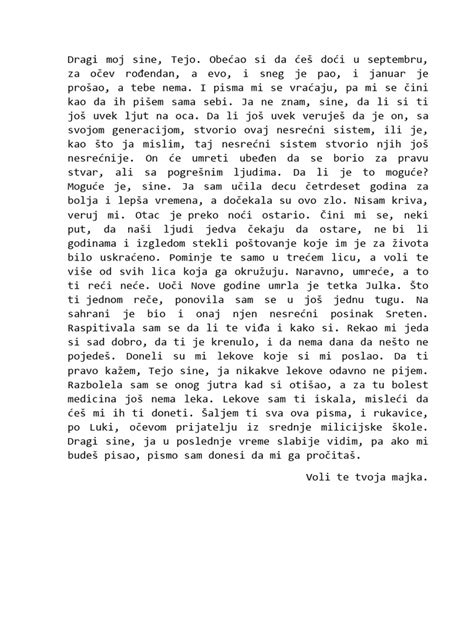 Dragi Moj Sine Tejo Pdf