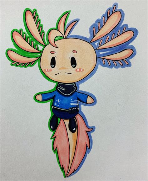 Cute Axolotl As Axol Smg4 Rsmg4