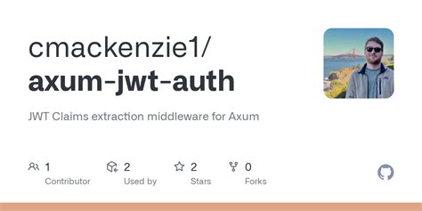 Github Cmackenzie Axum Jwt Auth Jwt Claims Extraction Middleware For Axum