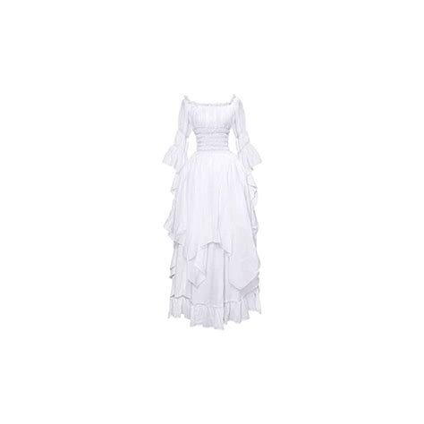 Admay Y21k Abito Da Donna Elegante Stile Medievale Vintage Con