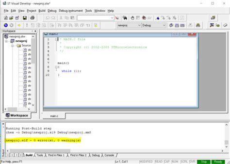 Getting Started With Stm8s Using Stvd And Cosmic C Compiler Electronics Lab