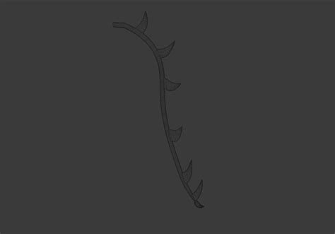 Cartoon Devil Tail 3d Model By Nickianimations