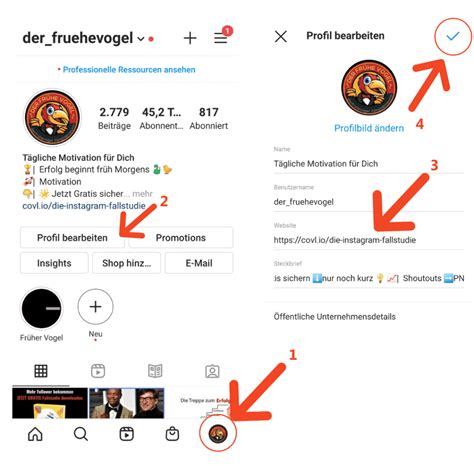 Instagram Link in Bio einfügen 2024 UMFASSENDE Anleitung