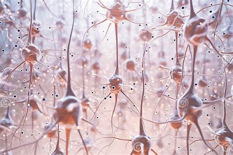 Abstract Network Of Neurons Exploring The Intricate Connections