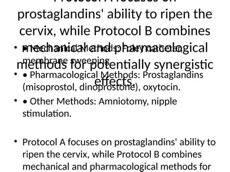 Induction Of Labor Protocols Updated 1 Pptx