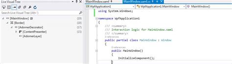Live Visual Tree And Live Property Explorer In Visual Studio 2015