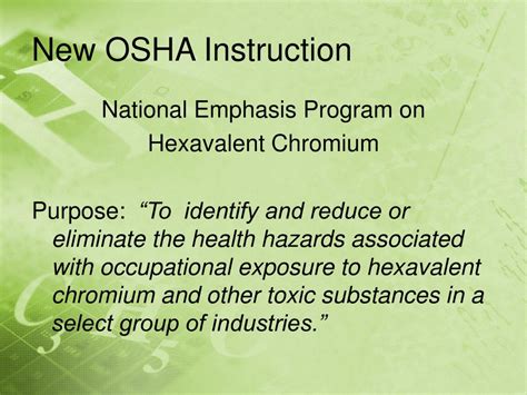 Ppt Hexavalent Chromium Cr Vi Powerpoint Presentation Free Download Id 190841