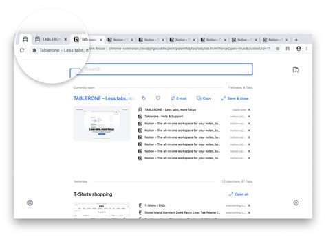 Multiple Ways To Save Tabs