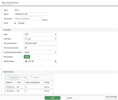 Virtual Server Load Balance Yapılandırma Rehberi