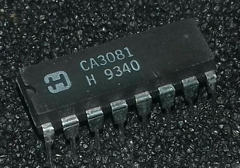 1pcs CA3081 7 x NPN Transistor Array 20V/0,1A = SG3081 ULN2081A NTE916 ...