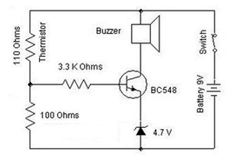 BC Heat Sensor Circuit Electronic Circuit Schematic Wiring Diagram