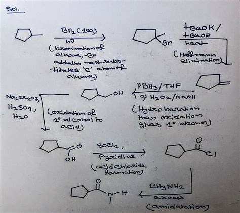 [solved] provide a multi step synthesis of the target structure on
