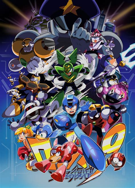 Roll Mega Man Rush Splash Woman Beat And 10 More Mega Man And 2 More Drawn By Yojio 2188