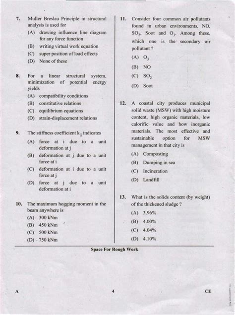 Pgcet Civil 2018 Question Paper Pdf