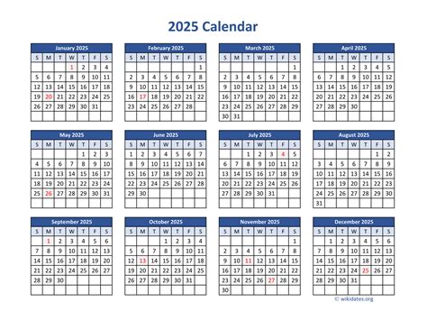 2025 Calendar In Pdf