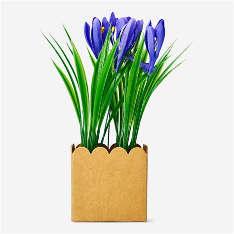 Deco Grass With Flower Purple Crocusin Flying Tiger Copenhagen