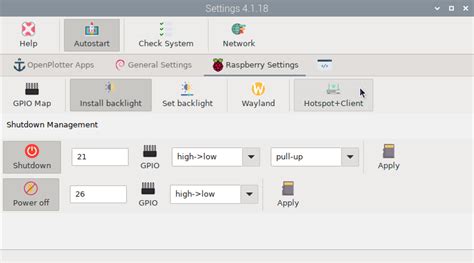 Network OpenPlotter 4 X X