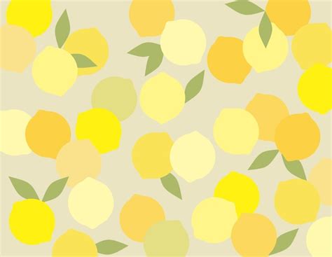Premium Vector Lemon Pattern Design
