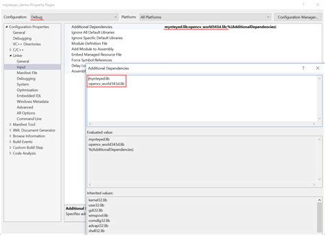 How To Use SDK With Visual Studio MYNT EYE S SDK Documentation