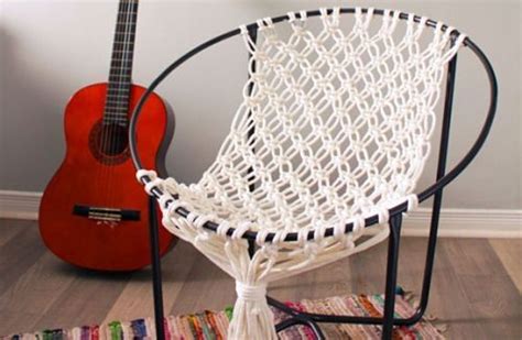 кресло макраме Плетение Макраме Декор из веревок