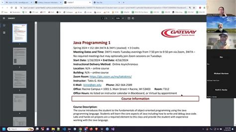 Java Programming 1 Syllabus Course Intro Unit 0 Spring 2024 Youtube