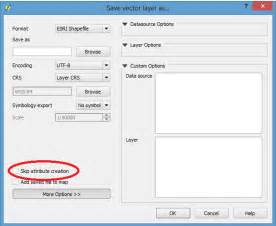 Qgis Why Is The Data Missing In My New Shapefile Geographic