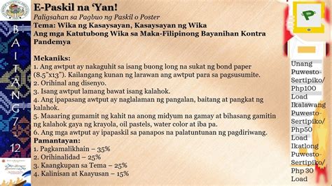 Mga Kalahok Sa Pagbuo Ng Paskil O Kwentong May Kuwenta Facebook