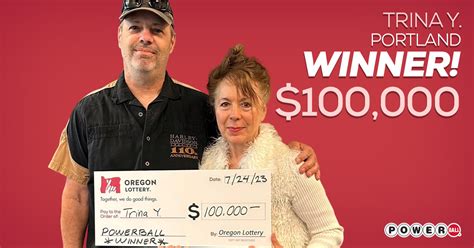 Trina Y Powerball Oregon Lottery