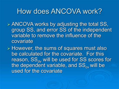 analysis of covariance ppt