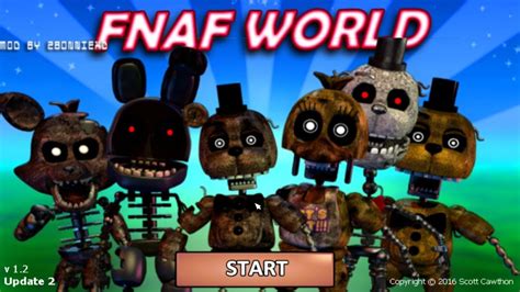 Fnaf World The Joy Of Creation Animatronics Complete Mod Youtube