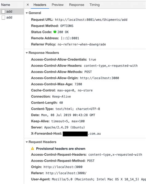 Options Pre Flight Check Cakephp 2 Toggen