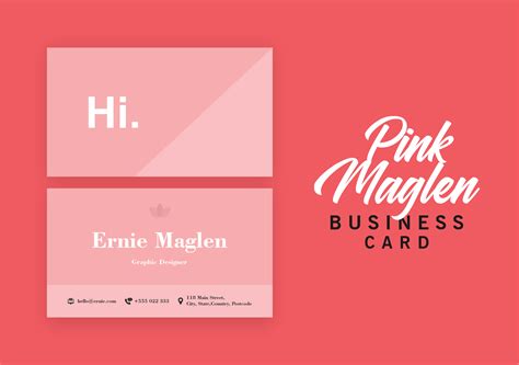 Cute Business Card A Business Card Template By Pandw Design Co