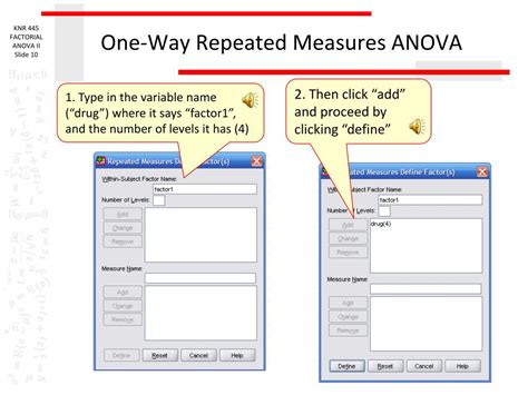 Ppt Repeated Measures Anova Powerpoint Presentation Free Download Id2464728