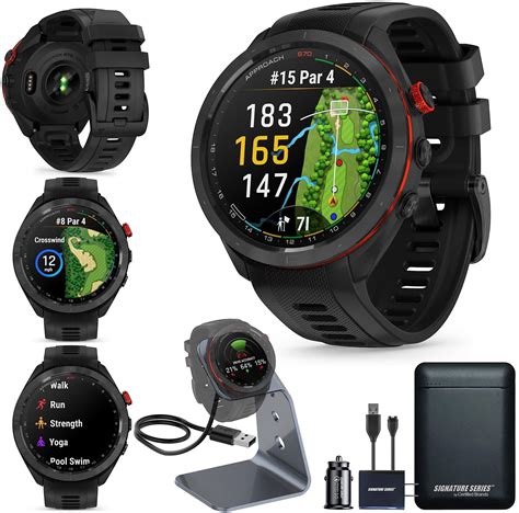 Garmin Approach S70 Golf Smartwatch Full Color Courseview Maps Amoled Display