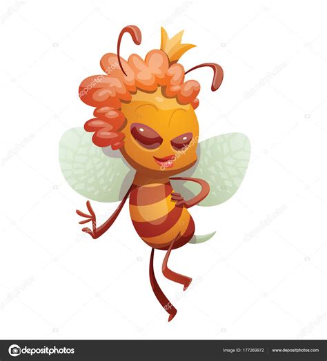 Brown Cartoon Bee