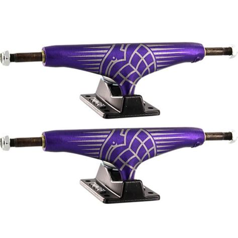 New Thunder Trucks Hollow Lights Silver Strike 149mm Hi Purple Black