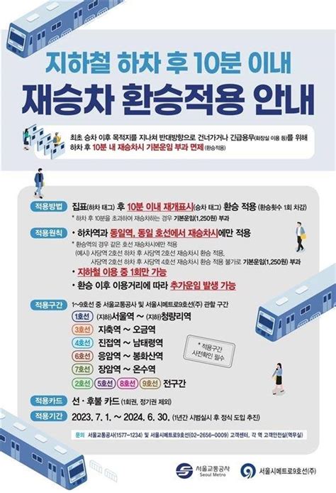 잠깐 화장실 좀 7월부터 서울지하철 10분 내 무료 재탑승 시범운영 인스티즈 Instiz 이슈 카테고리