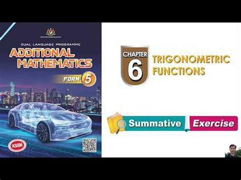 Summative Exercise Question 14 And 15 Addmath Form 5 Chapter 6