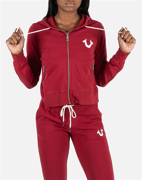 Red True Religion Tracksuit