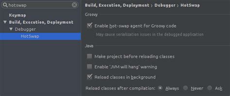 Google App Engine How Do I Get Groovy Hotswap In Intellij To Work