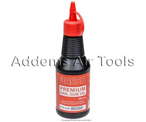 Basso Bo250 250mlpremium Air Tool Oil Addems Air Tools