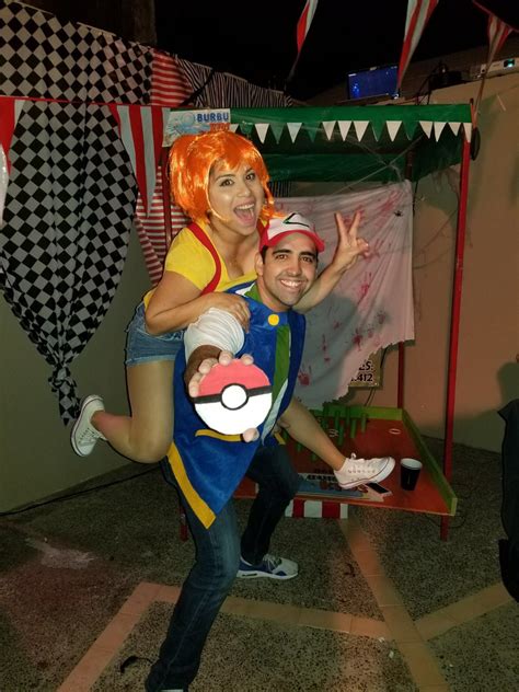 Pokemon Ash And Misty Pokemon Go Halloween Costumes Halloween Couples
