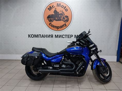 Купить б/у Suzuki Boulevard M109R в Москве: синий круизер 2017 года на ...