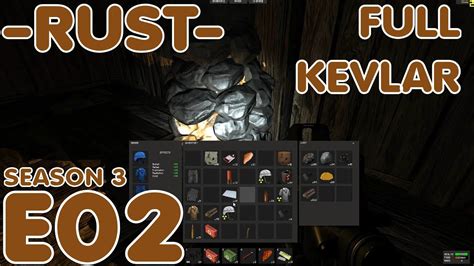 rust let s play alpha s 3 e02 full kevlar [pvp survival mmo