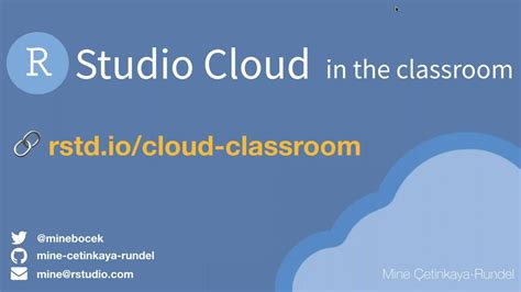 Rstudio Cloud In The Classroom Posit
