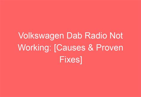 Volkswagen Fan Not Working You Should Try This Automotiveglory