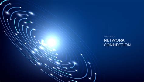 Premium Vector Abstract Digital Network Connection Futuristic